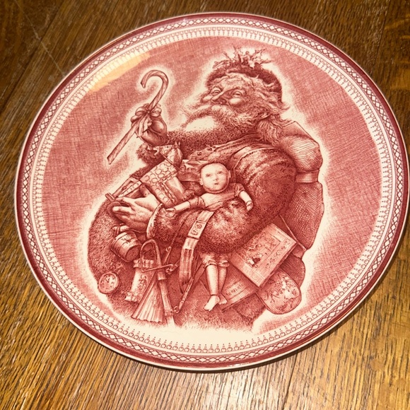 Wedgwood | Accents | Wedgwood Williams Sonoma Saint Nick Plate | Poshmark